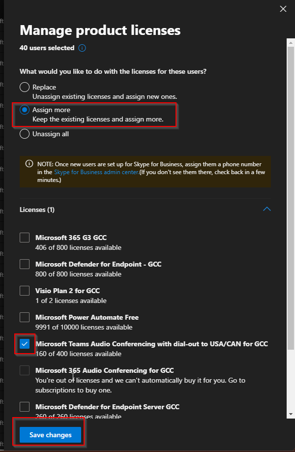 Adjust Microsoft 365 licenses in bulk. – ISASA
